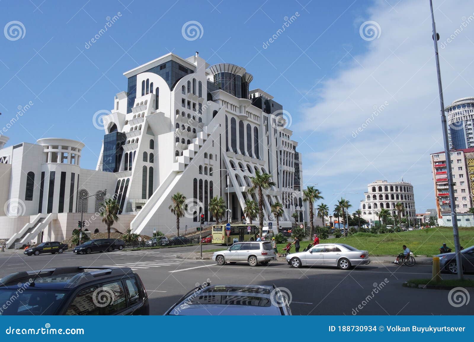Georgia Batumi Buildings and Streets Editorial Stock Image - Image of ...