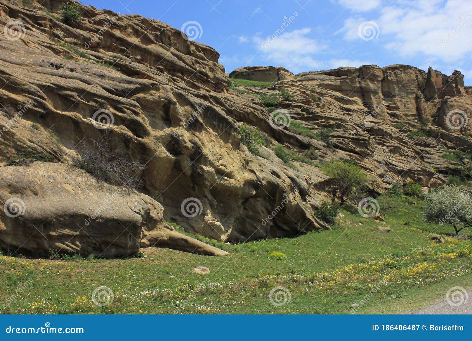 Georgia. Beautiful Cliffs in Uplistsikhe Stock Image - Image of ...