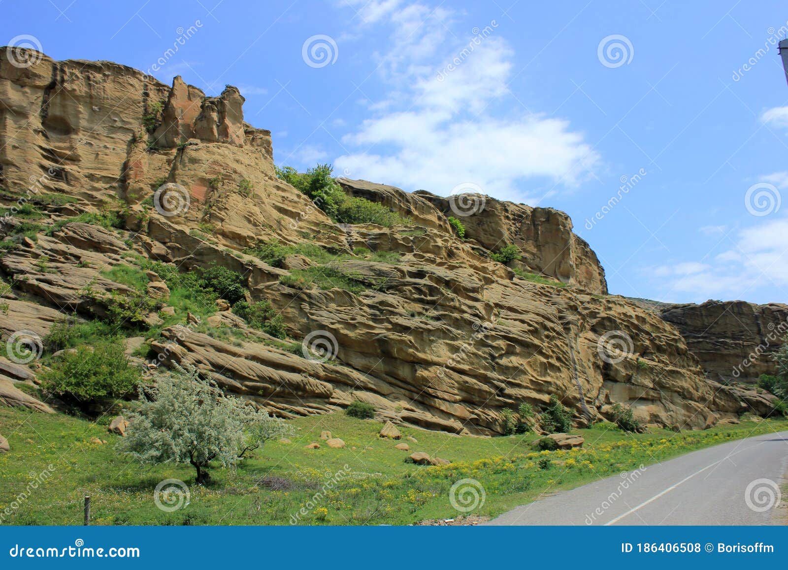 Georgia. Beautiful Cliffs in Uplistsikhe Stock Photo - Image of travel ...
