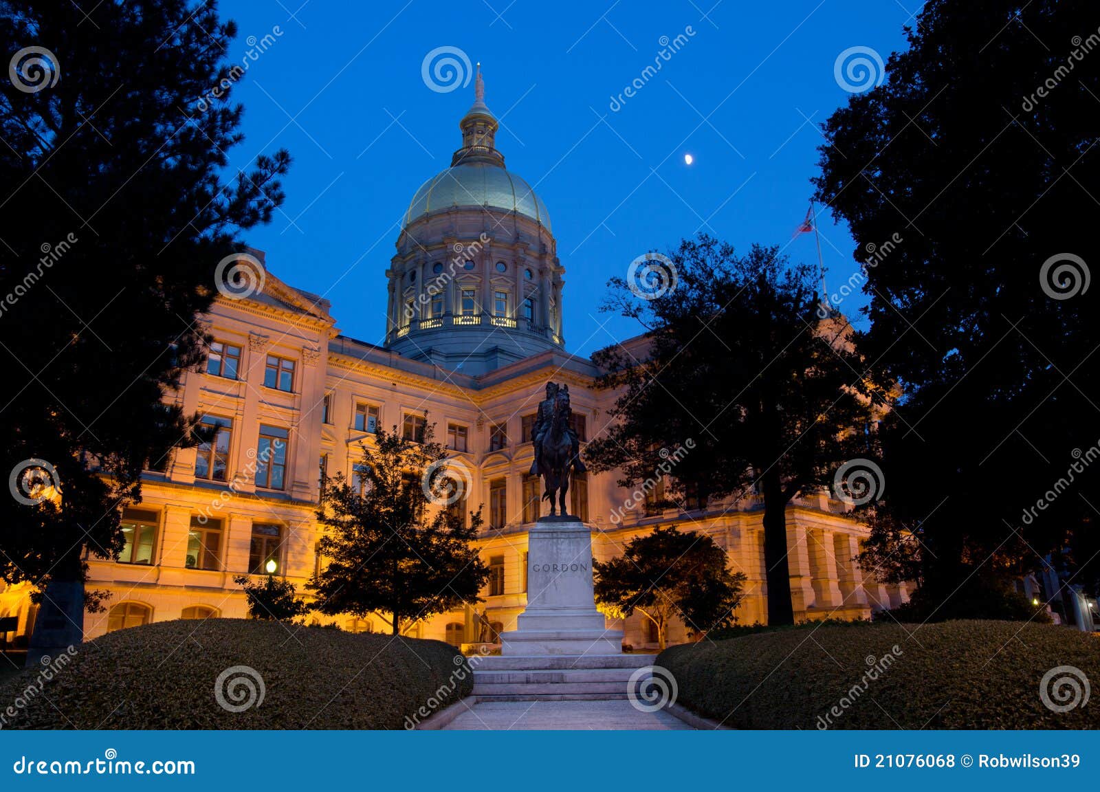 Georgia Capitol Building editorial stock photo. Image of building ...