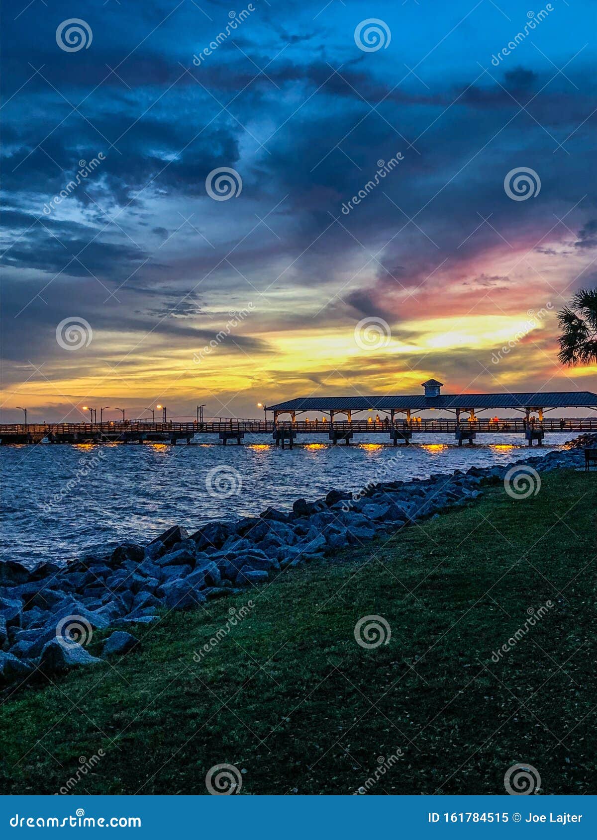 Georgia Coast at Sunset stock image. Image of southeast - 161784515