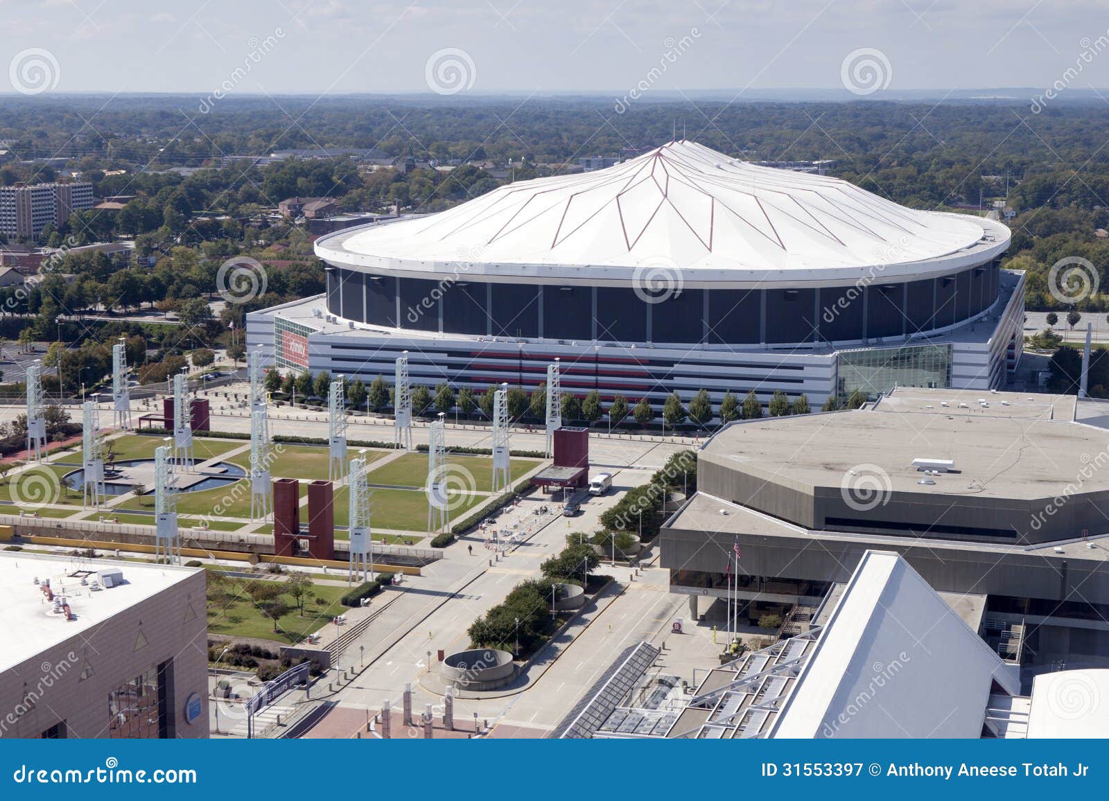 Georgia Dome photographie éditorial. Image du géorgie - 31553397