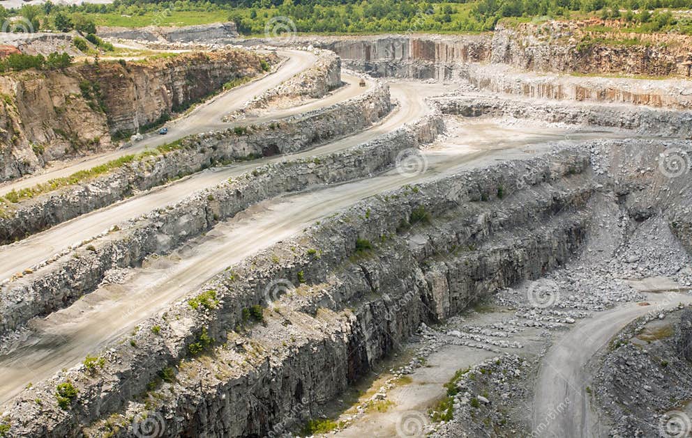 Georgia granite mine stock image. Image of mineral, quarry - 31991545