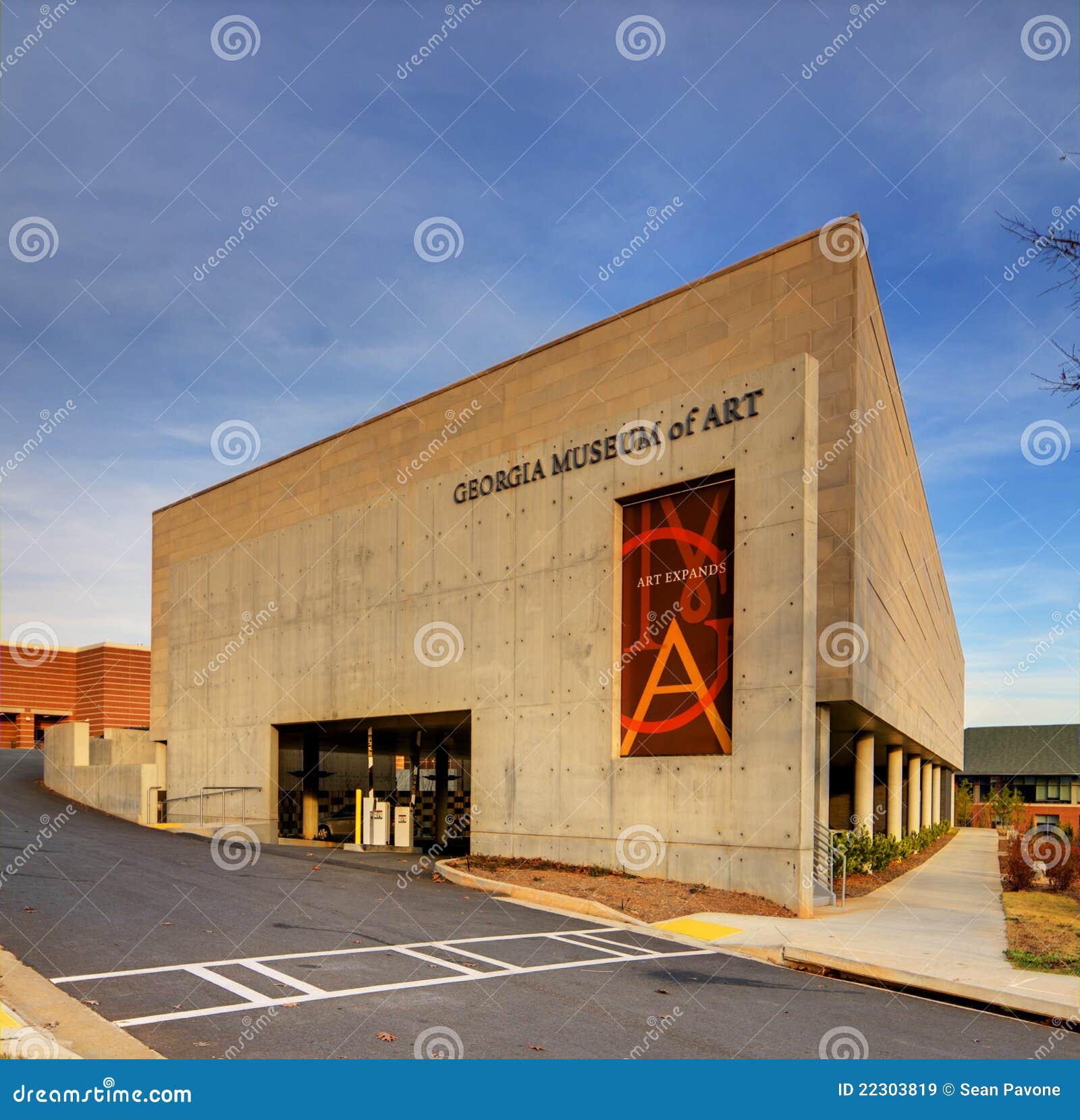 Georgia Museum of Art editorial stock image. Image of educational ...