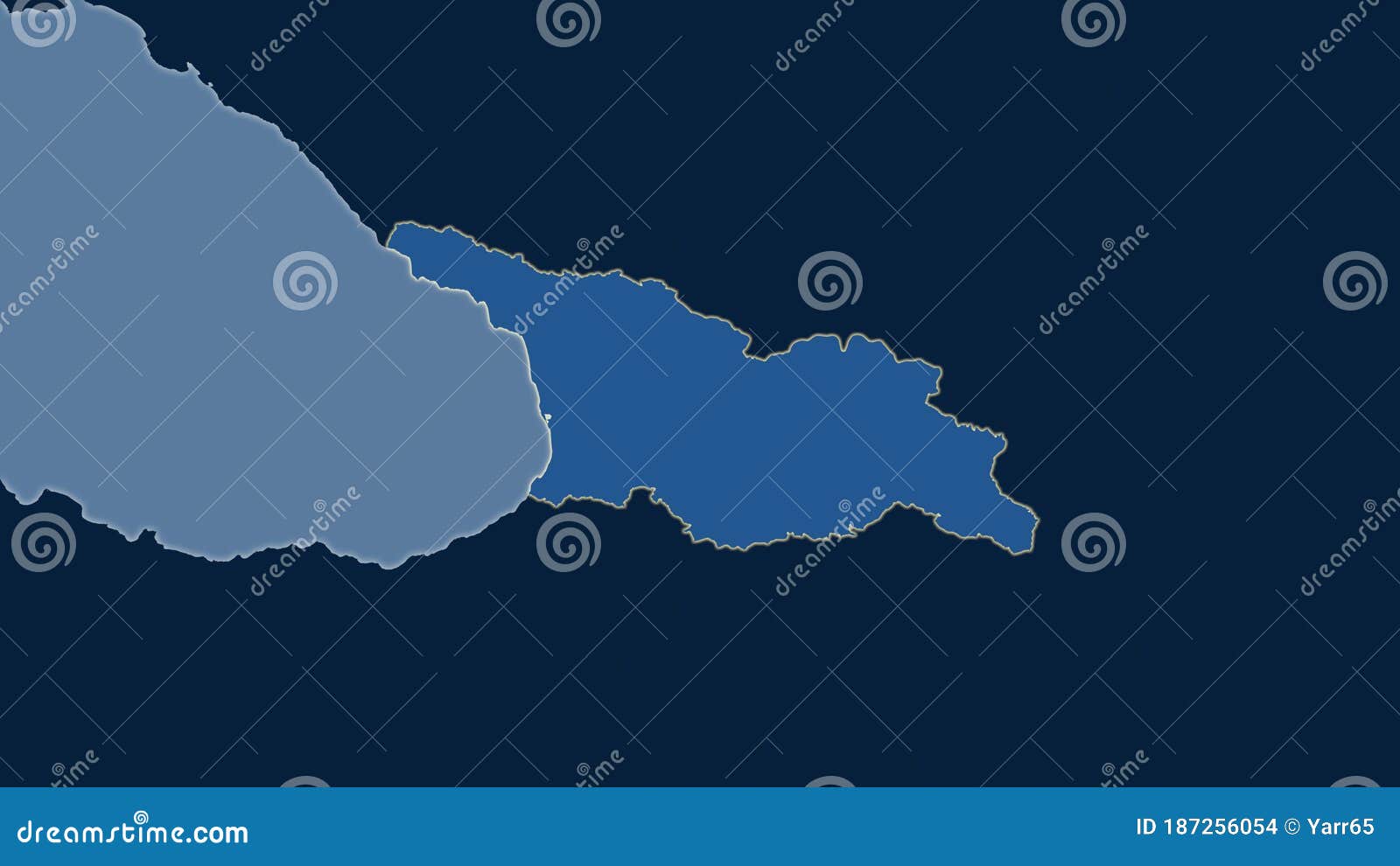 Georgia - Solid. Composition Stock Illustration - Illustration of ...