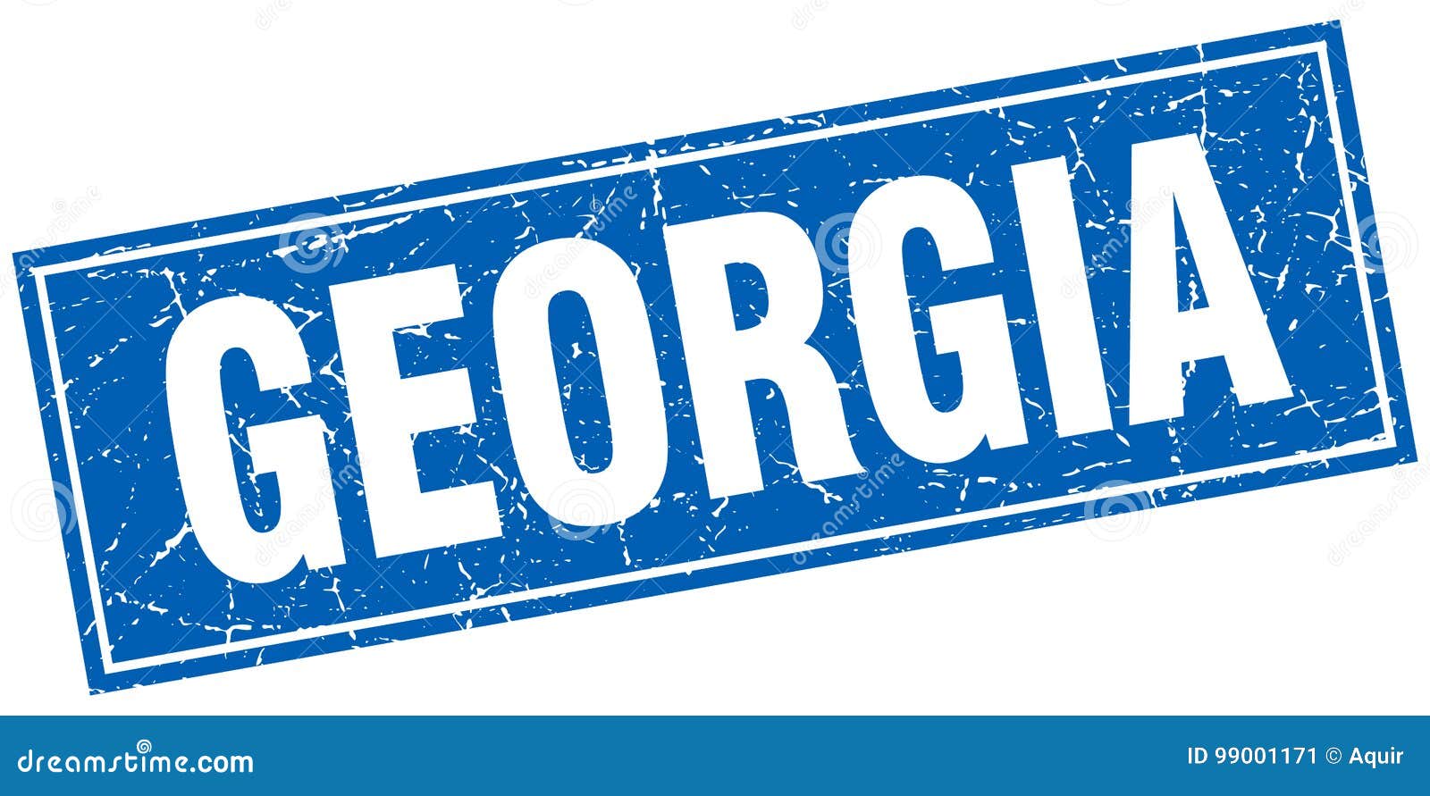 Georgia stamp stock vector. Illustration of vintage, sticker - 99001171