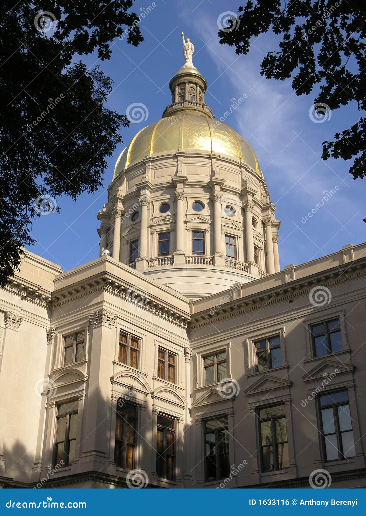 Georgia State Capitol 1 stock photo. Image of monument - 1633116