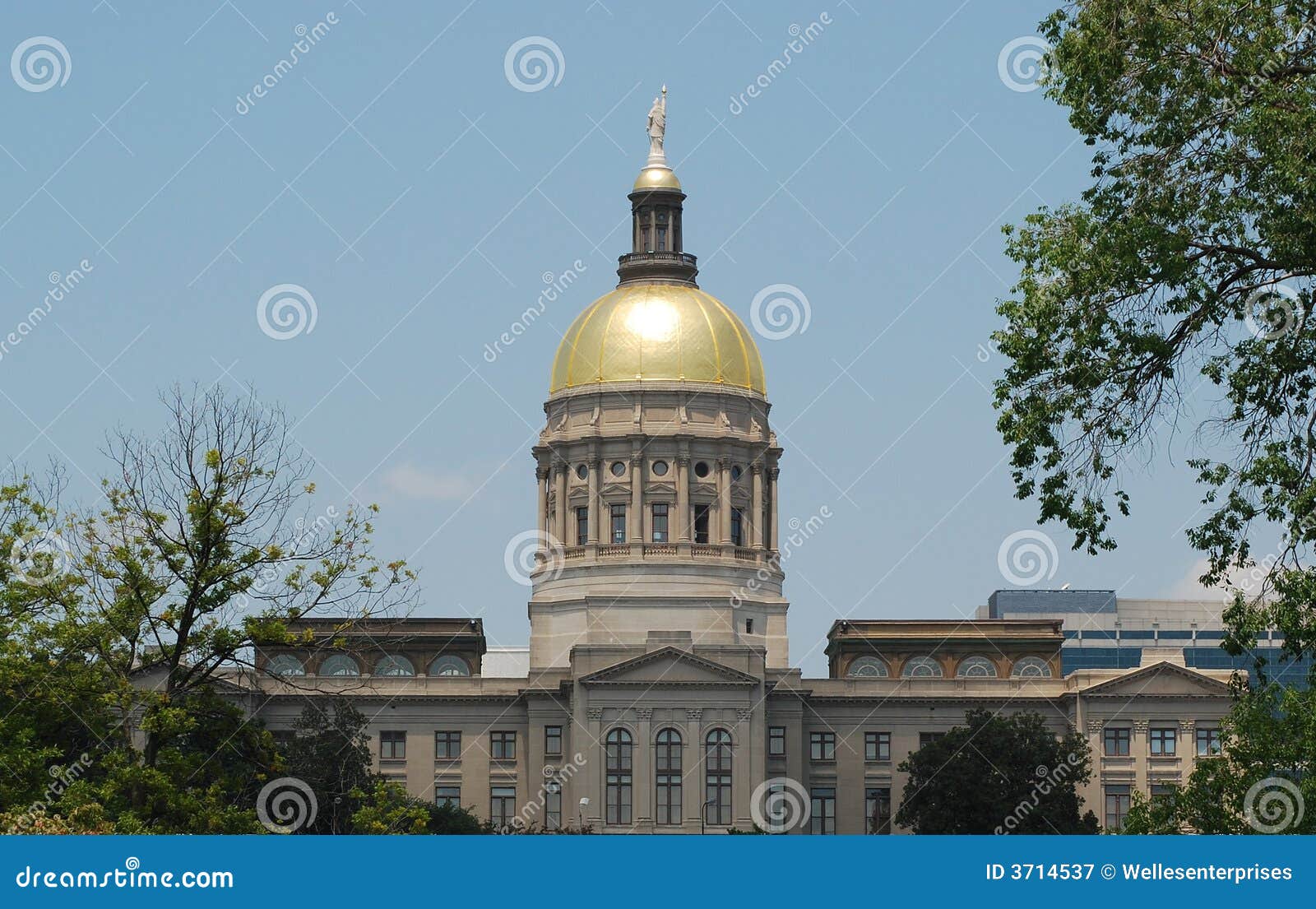 Georgia State Capitol stock image. Image of capital, governor - 3714537