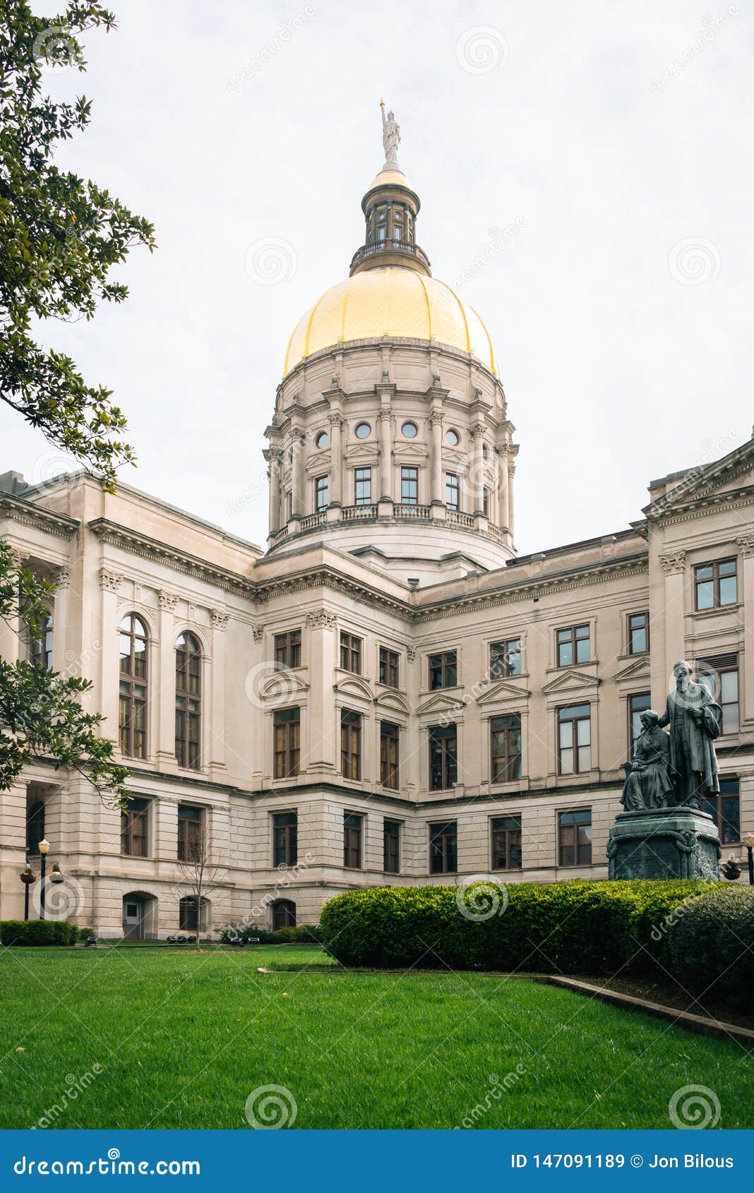 The Georgia State Capitol, in Atlanta, Georgia Stock Image - Image of ...
