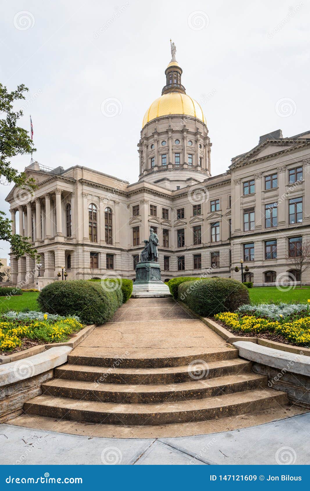 The Georgia State Capitol, in Atlanta, Georgia Stock Image - Image of ...