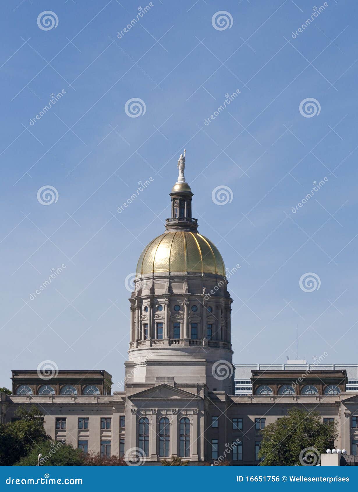 Georgia State Capitol Building Stock Photo - Image of state, capital ...