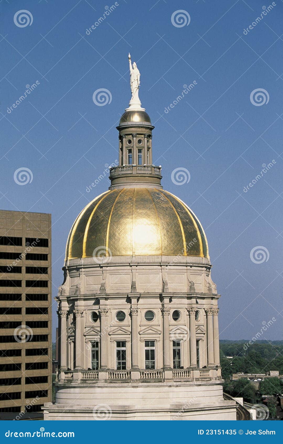 Georgia State Capitol Building Stock Image - Image of capitol, detailed ...