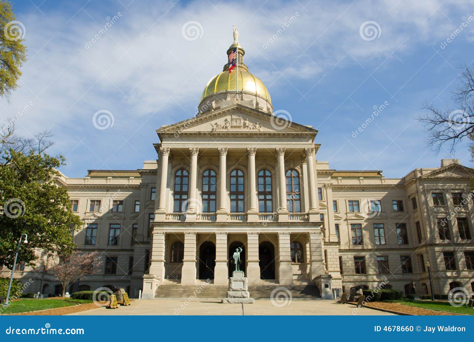 Georgia State Capitol Building Stock Photo - Image of destination ...