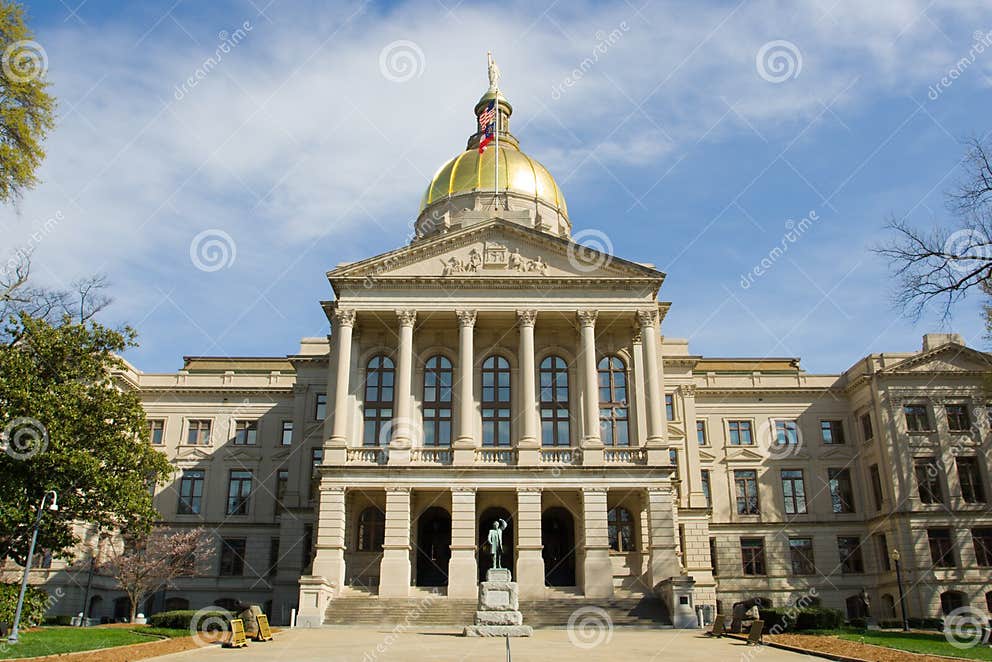 Georgia State Capitol Building Stock Photo - Image of destination ...