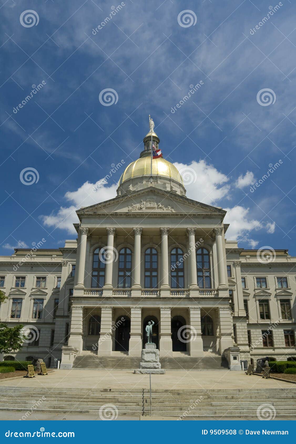 Georgia State Capitol Building Stock Photo - Image of building ...