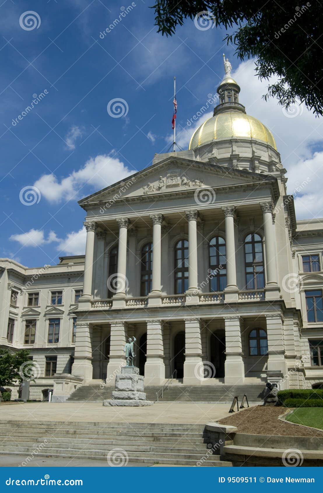 Georgia State Capitol Building Stock Image - Image of building ...
