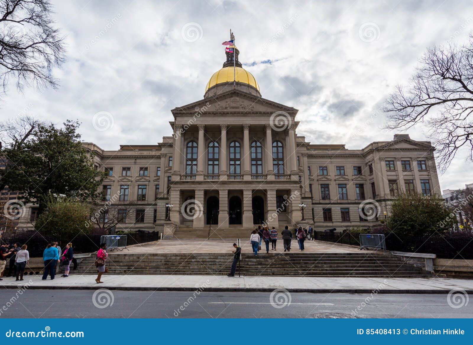 Georgia State Capitol Building in Atlanta, Georgia Editorial Stock ...