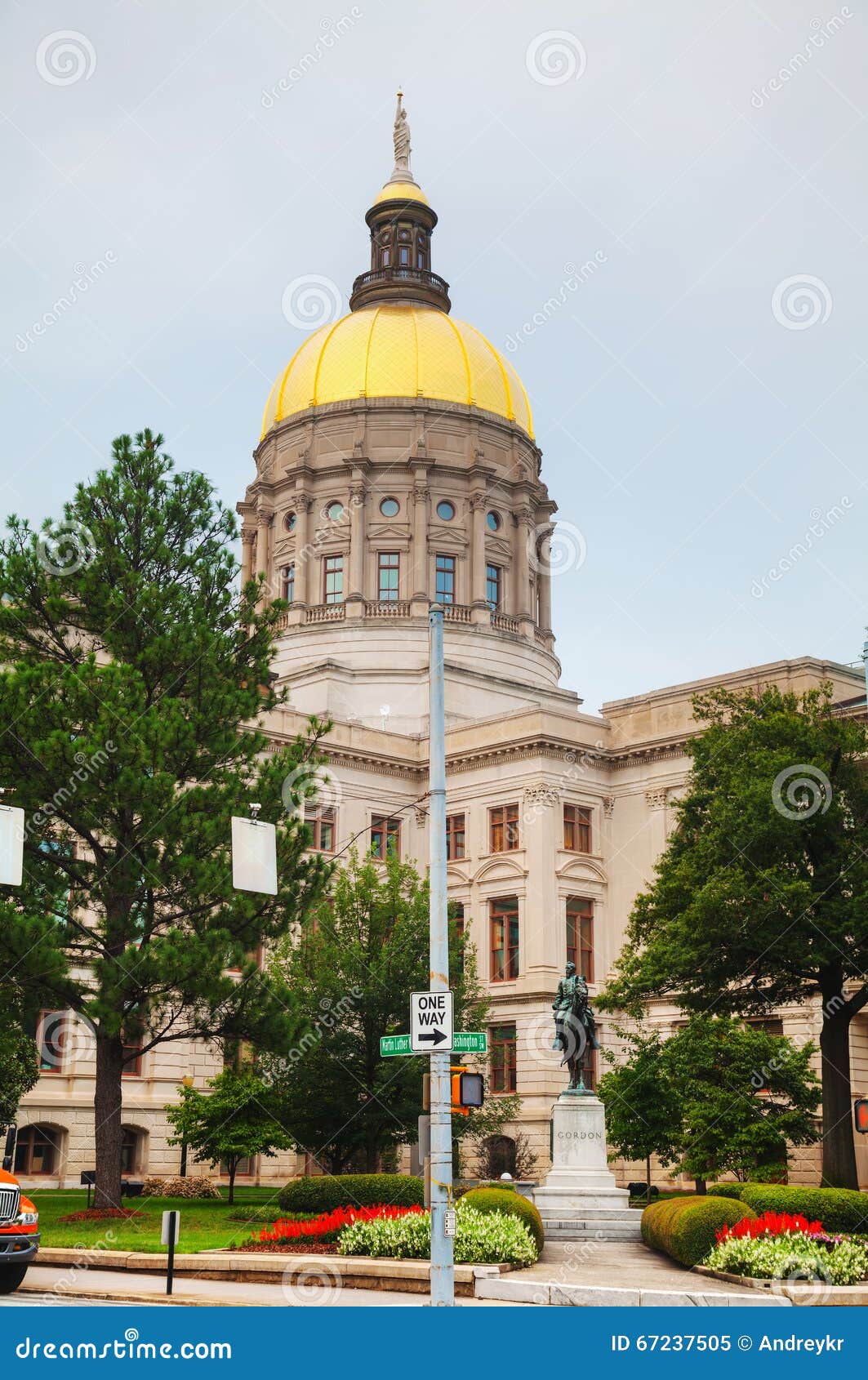 Georgia State Capitol Building in Atlanta Stock Image - Image of ...