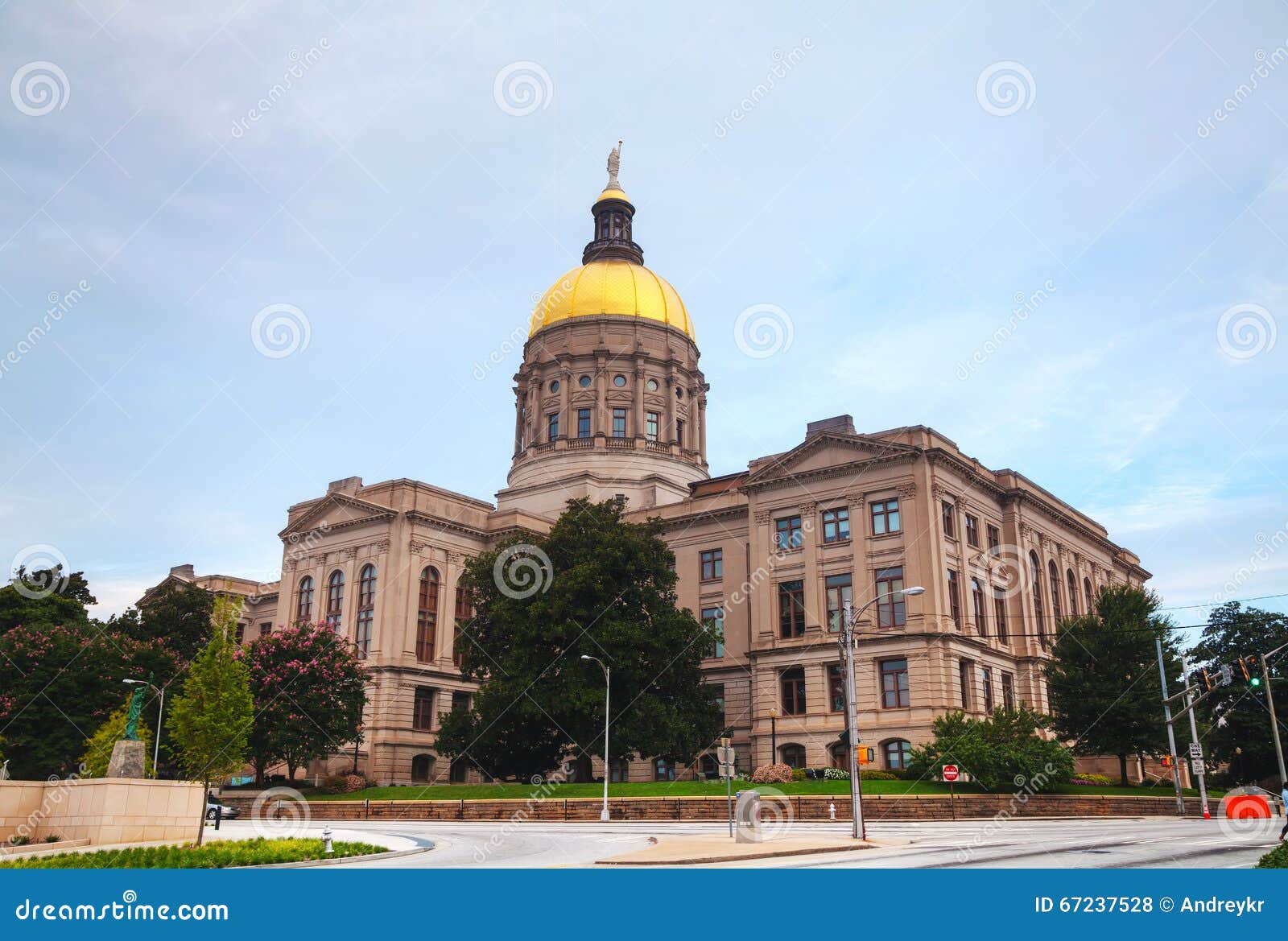 Georgia State Capitol Building in Atlanta Stock Photo - Image of ...