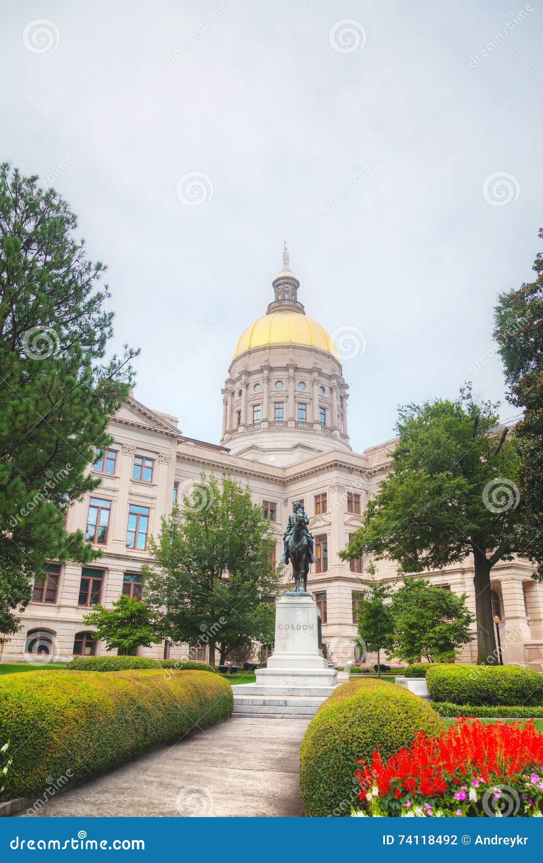 Georgia State Capitol Building in Atlanta Stock Photo - Image of city ...