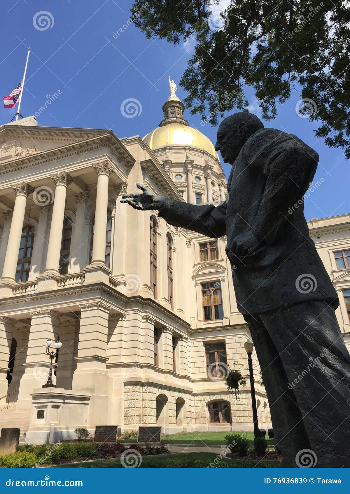 Georgia State Capitol stock image. Image of monument - 76936839