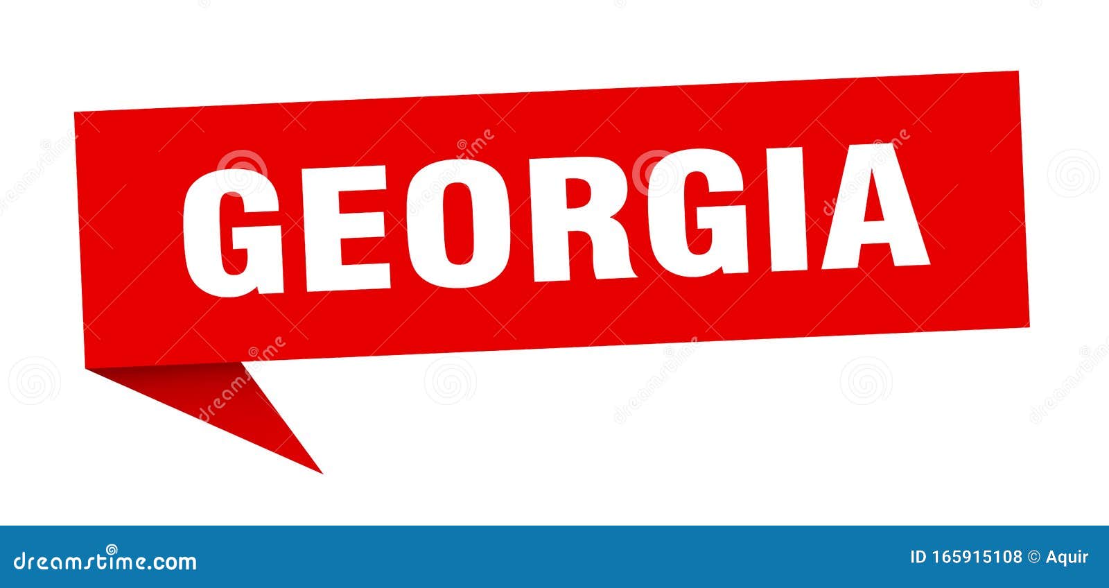Georgia Sticker. Georgia Signpost Pointer Sign Stock Vector ...