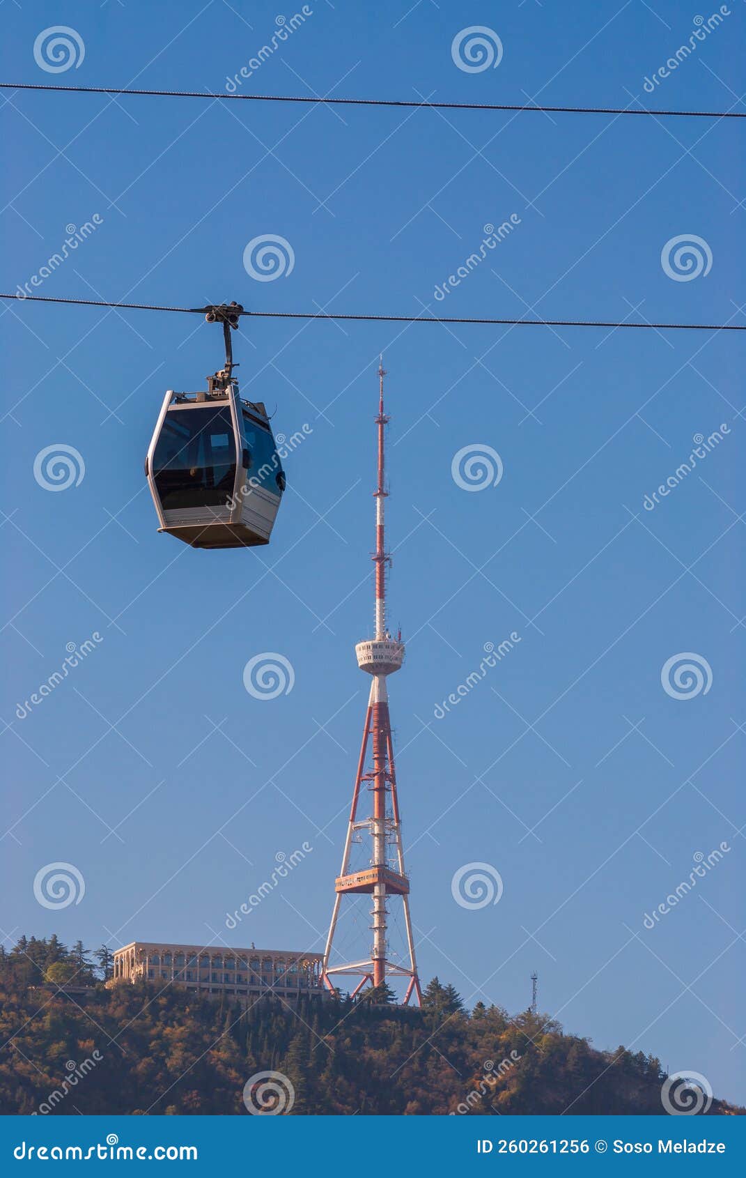 Georgia, Tbilisi - October 30, 2022: Cable Car in Tbilisi Editorial ...