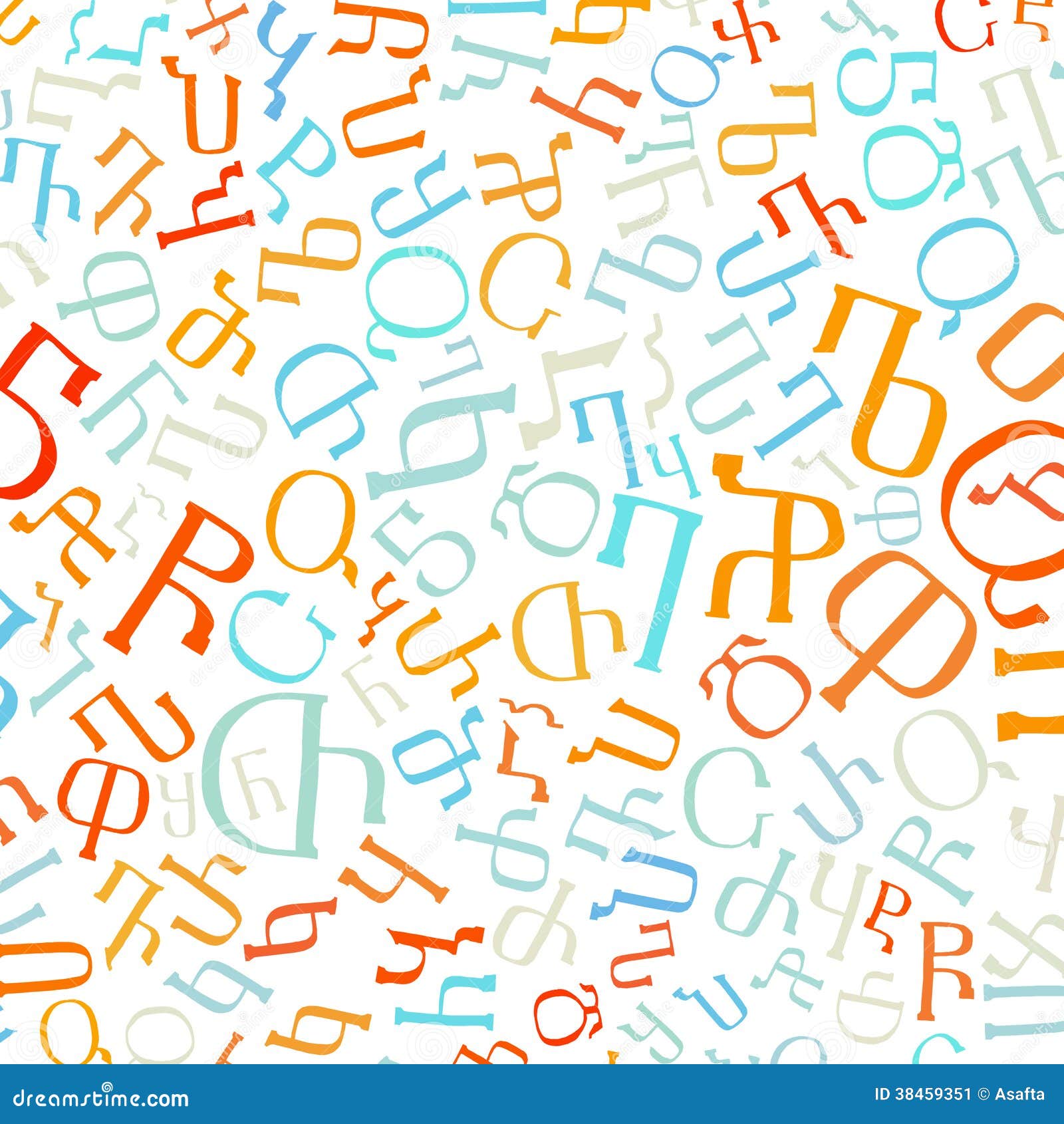 Georgian Alphabet Texture Background Stock Illustration - Illustration ...