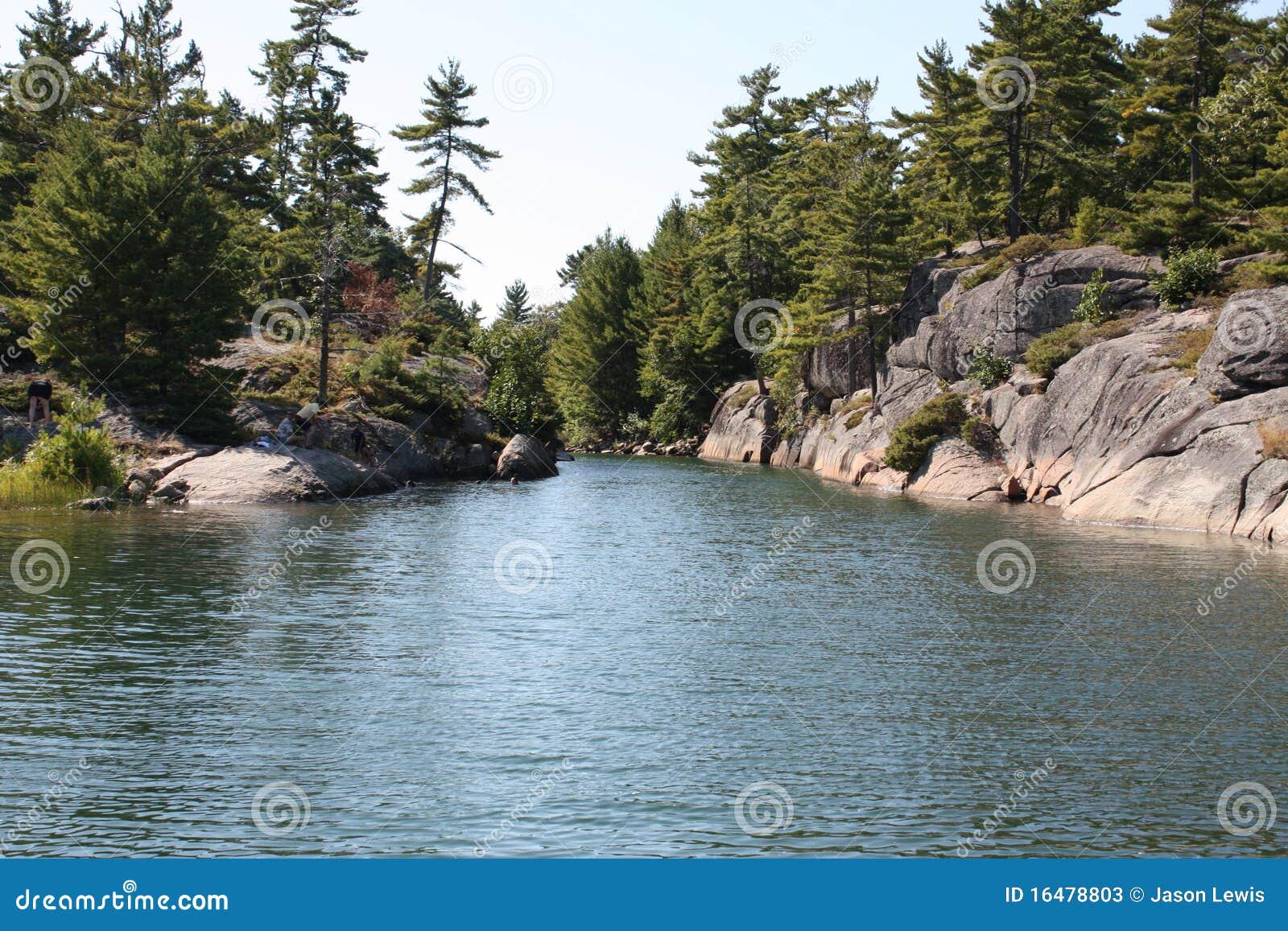 A Georgian Bay River stock image. Image of geology, nothern - 16478803