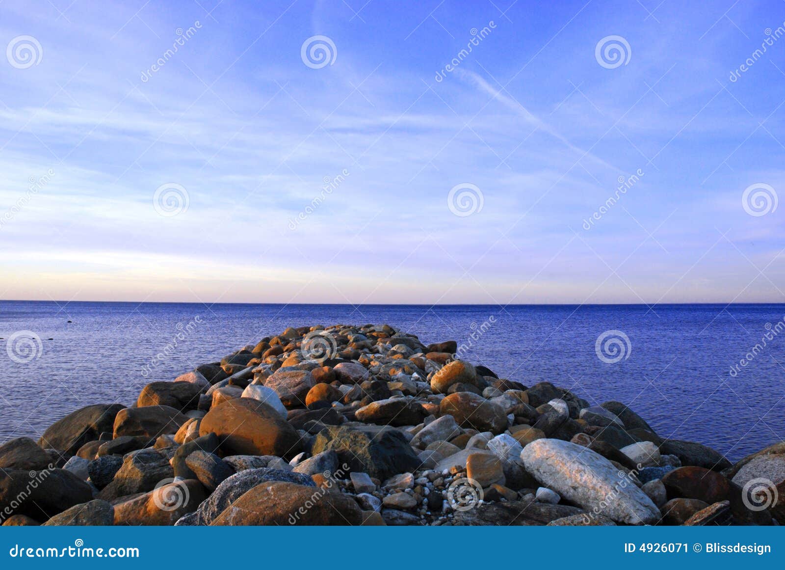Georgian Bay Rocks stock image. Image of warm, lake, perspective - 4926071