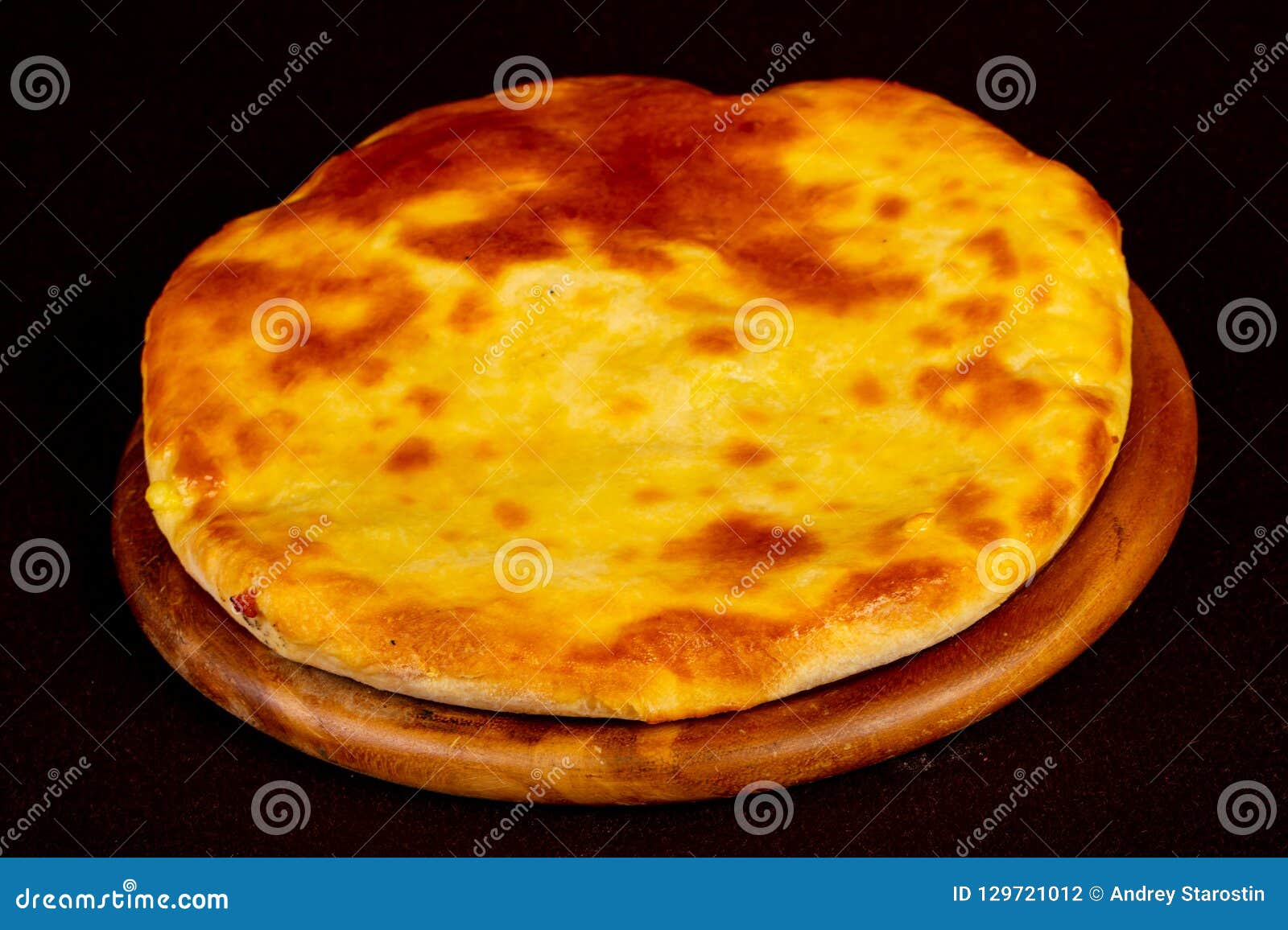 Georgian Cuisine - Hachapuri Stock Photo - Image of board, dinner ...