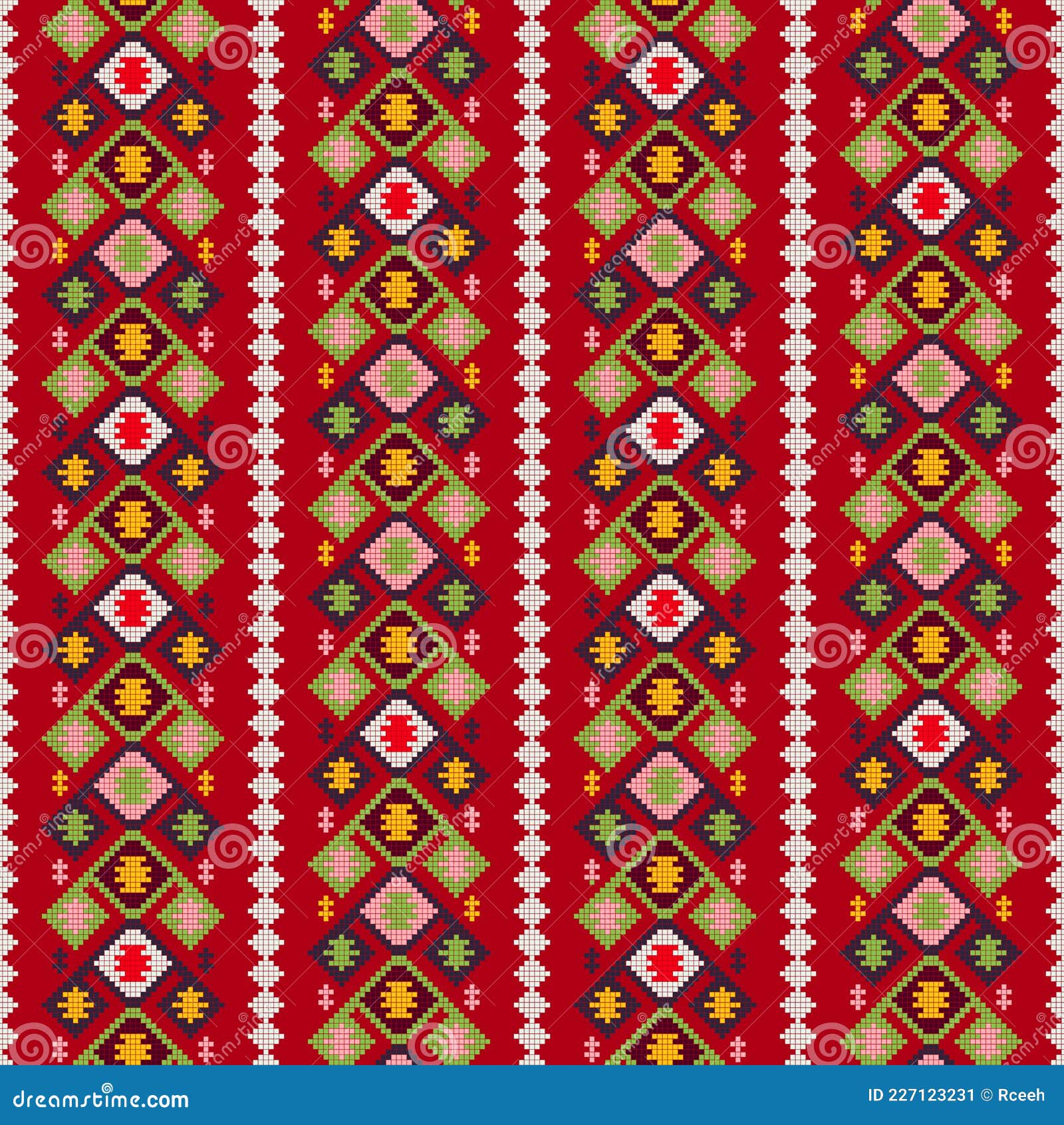 Georgian Embroidery Pattern 1 Stock Vector - Illustration of embroidery ...