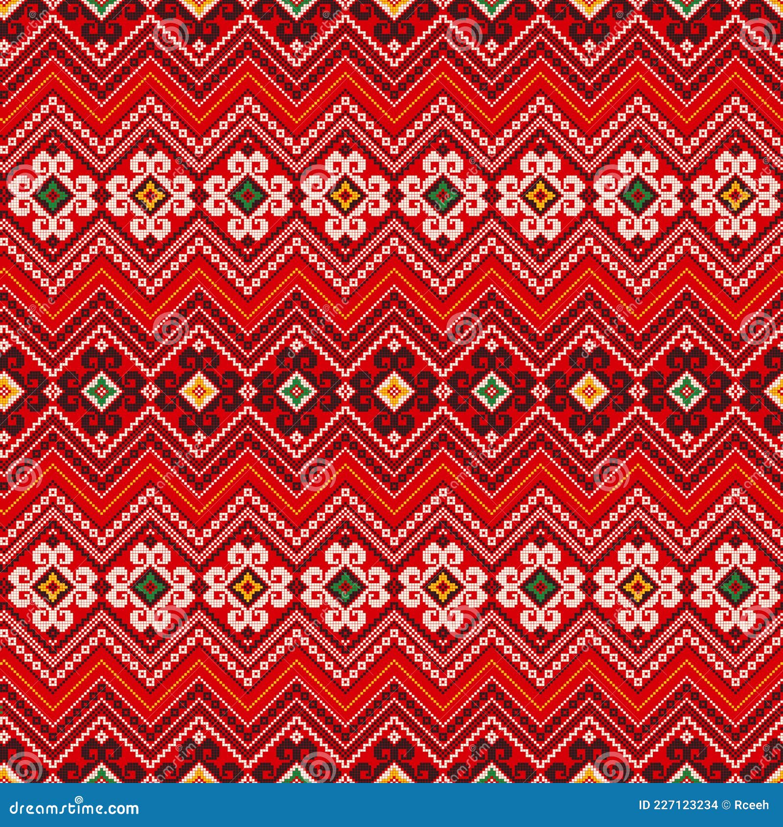 Georgian Embroidery Pattern 4 Stock Vector - Illustration of embroidery ...