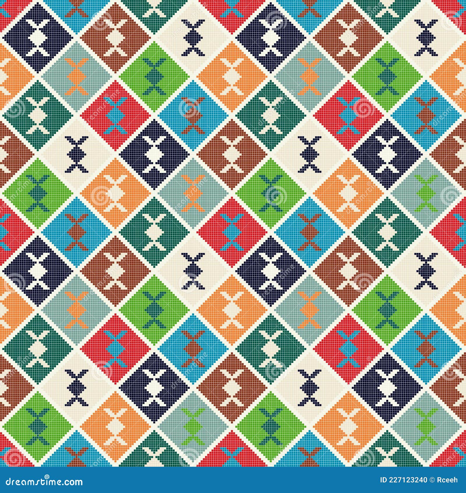 Georgian Embroidery Pattern 7 Stock Vector - Illustration of national ...