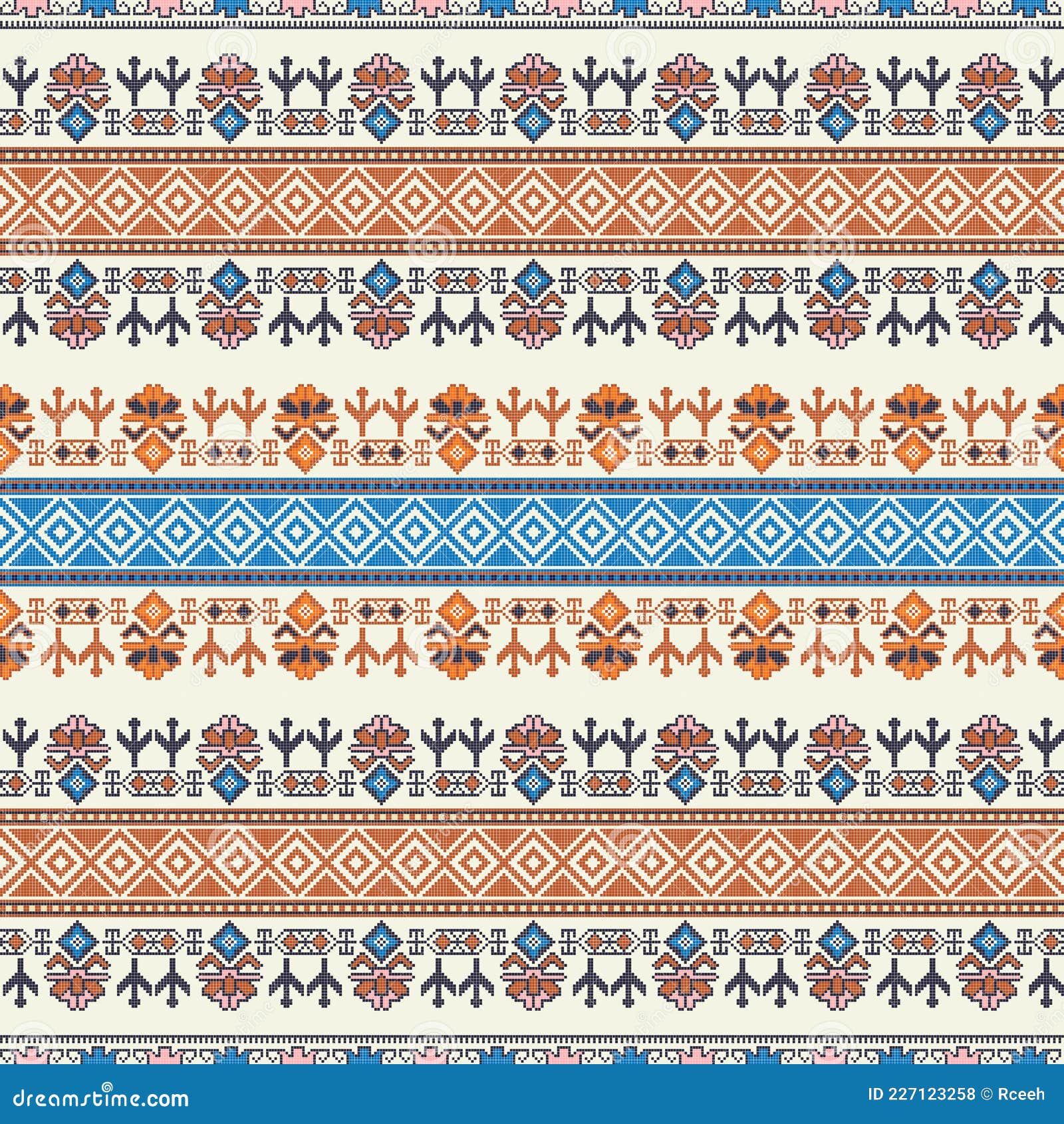 Georgian Embroidery Pattern 14 Stock Vector - Illustration of culture ...