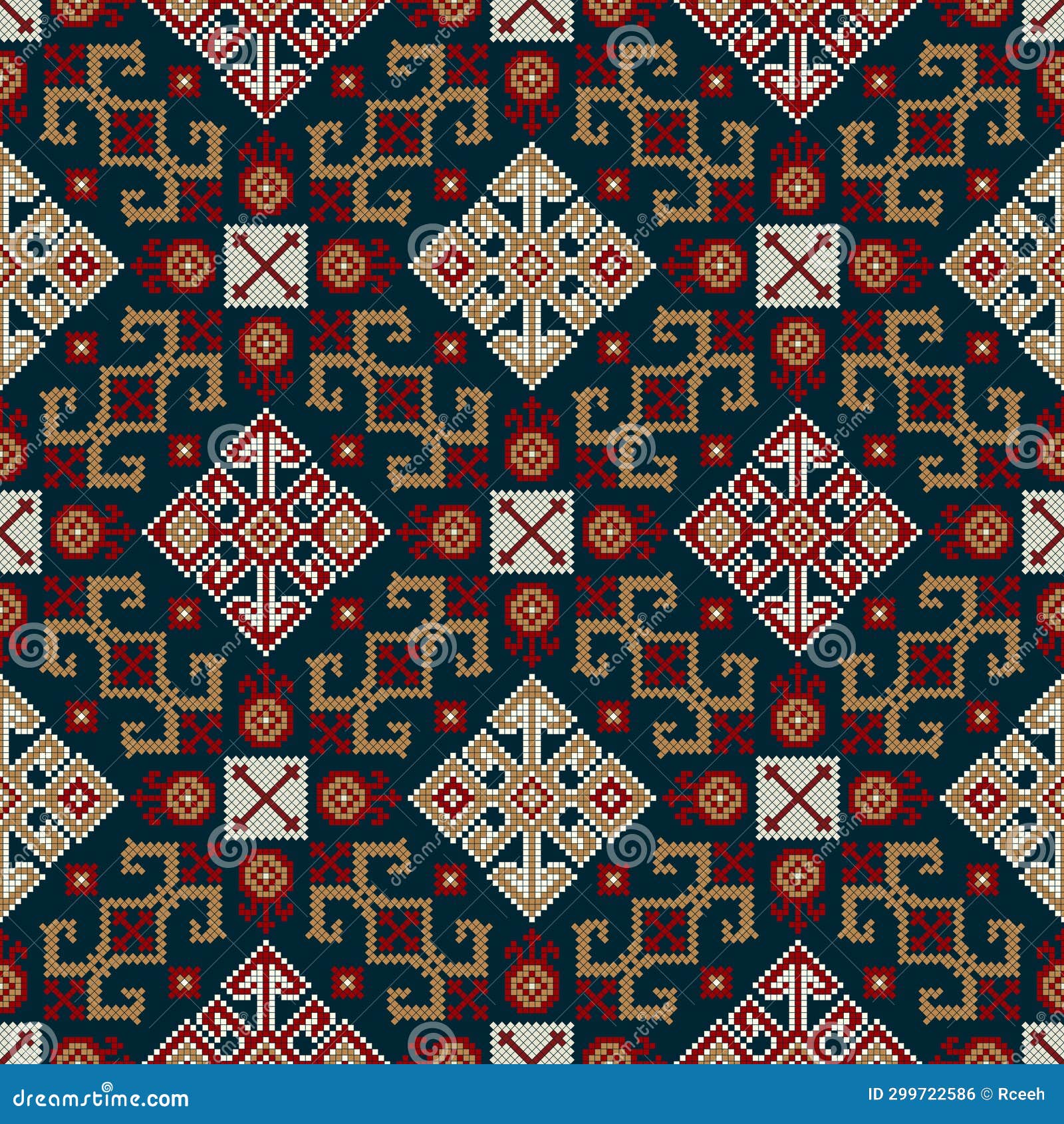 Georgian Embroidery Pattern 96 Stock Vector - Illustration of vector ...