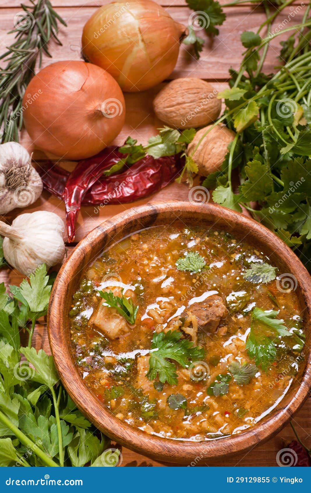 Georgian kharcho. stock image. Image of lunch, appetizer - 29129855