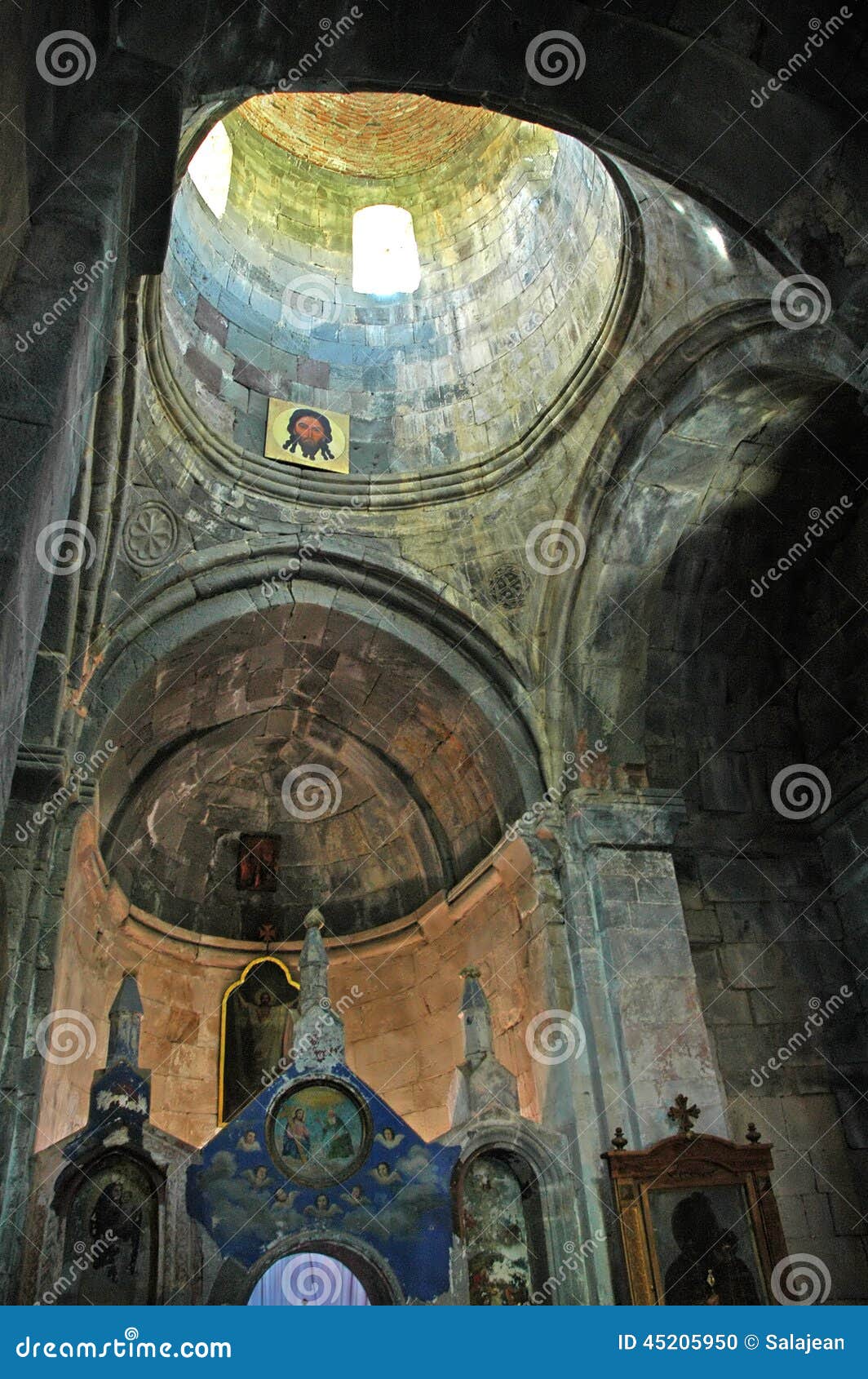 Georgian Orthodox Monastery Interior Editorial Image - Image of jesus ...