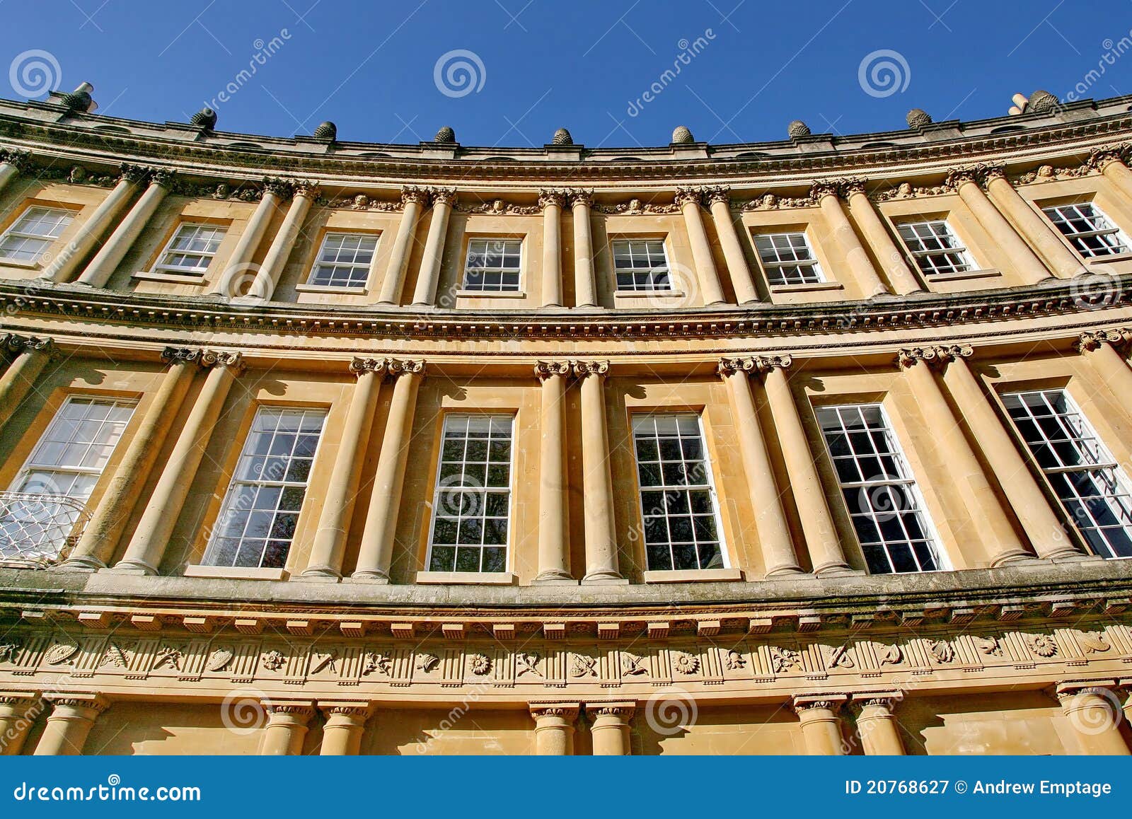 Georgian Terrace in Bath stock image. Image of heritage - 20768627