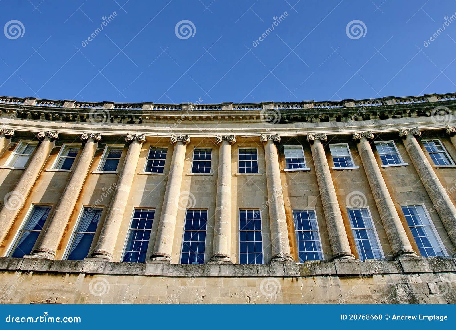 Georgian Terrace in Bath stock photo. Image of terrace - 20768668