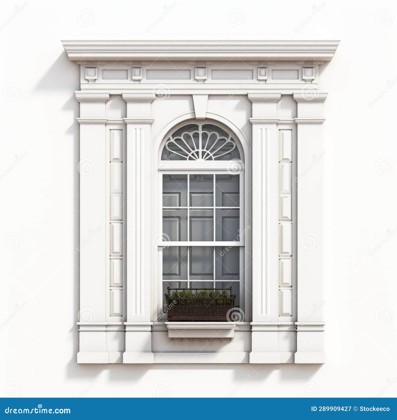 Georgian Window: 3d Model of Classical Architecture with Italianate ...