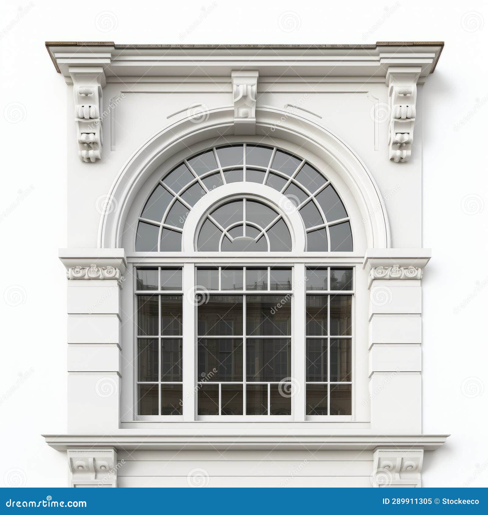Georgian Window: Byzantine Architecture With Ornamental Details Royalty ...