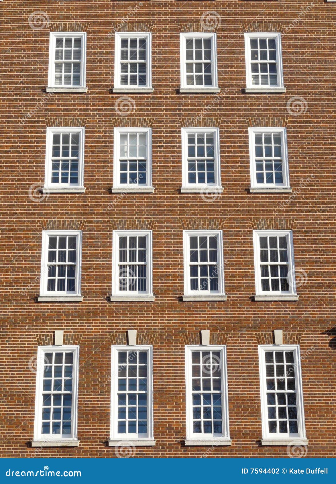 Georgian windows stock photo. Image of orange, windows - 7594402