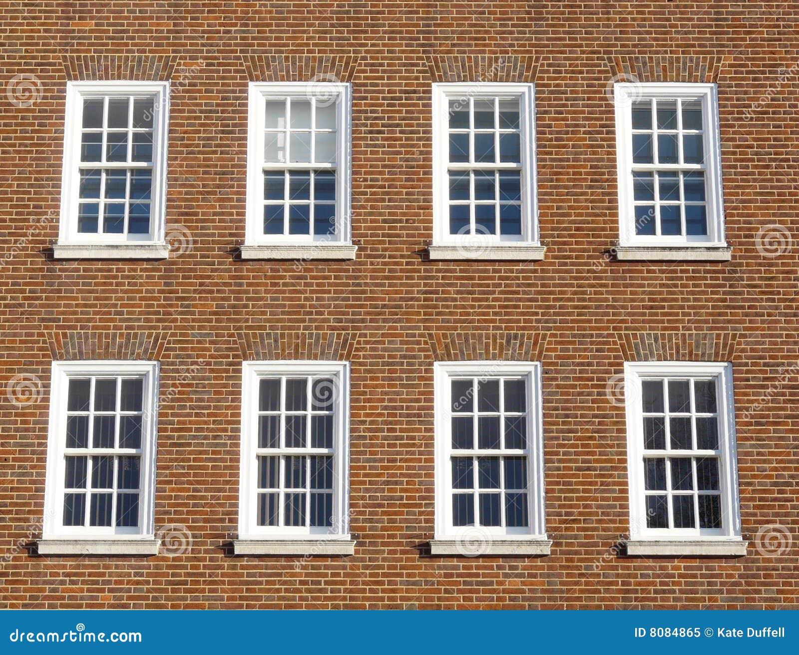 Georgian windows stock image. Image of brick, reflection - 8084865