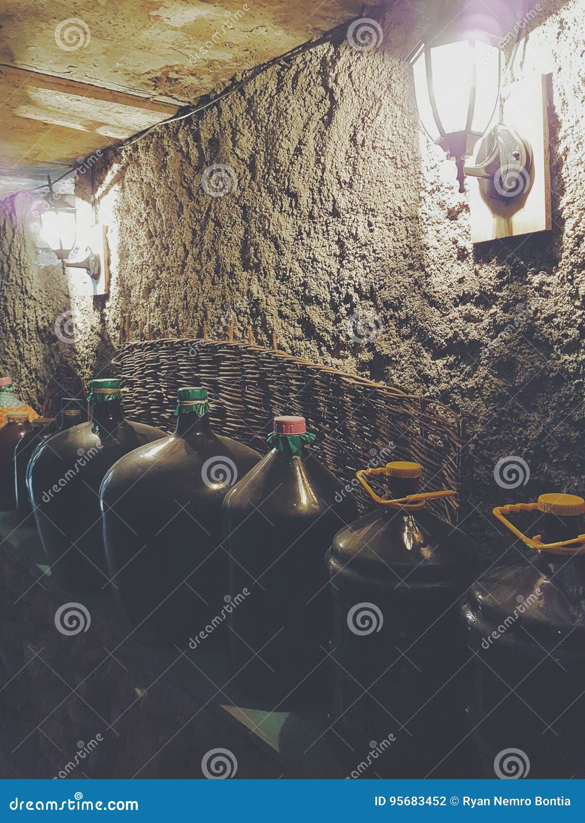 Georgian Wine stock photo. Image of georgian, cellar - 95683452