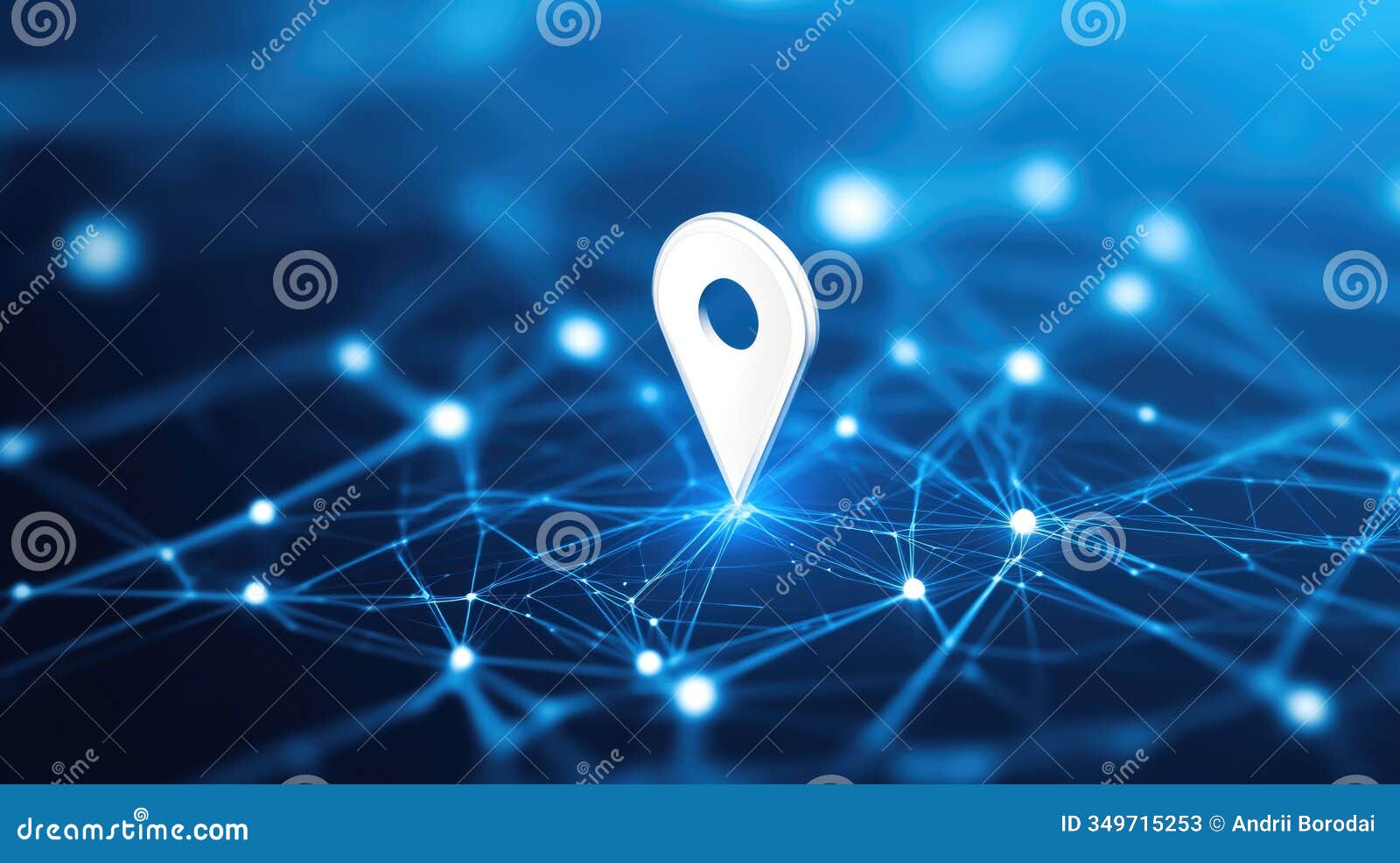 Geospatial Data-driven Logistics and Route Planning Strategies. Stock ...