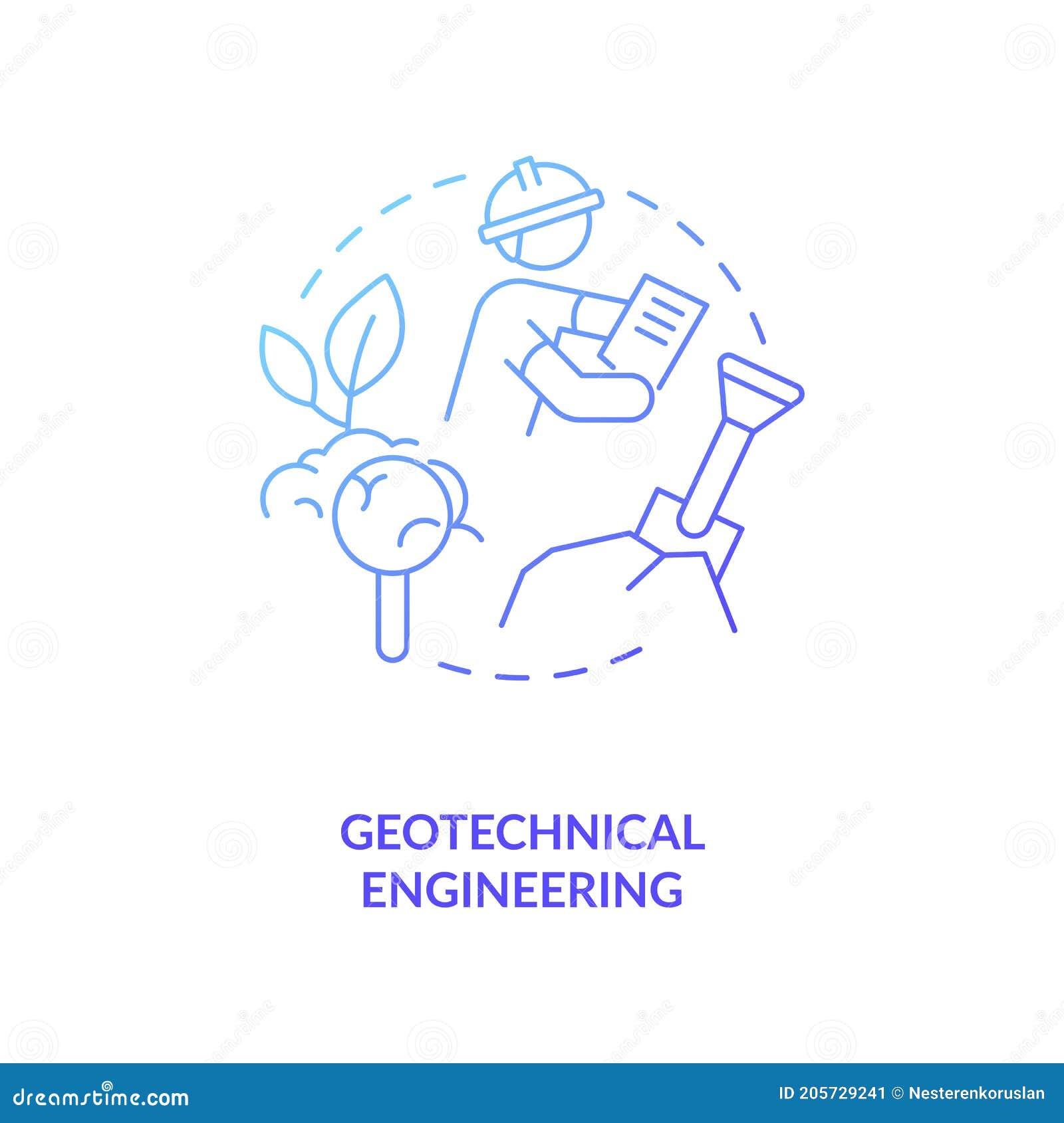 Geotechnical Investigation Rectangular Infographics Royalty-Free Stock ...