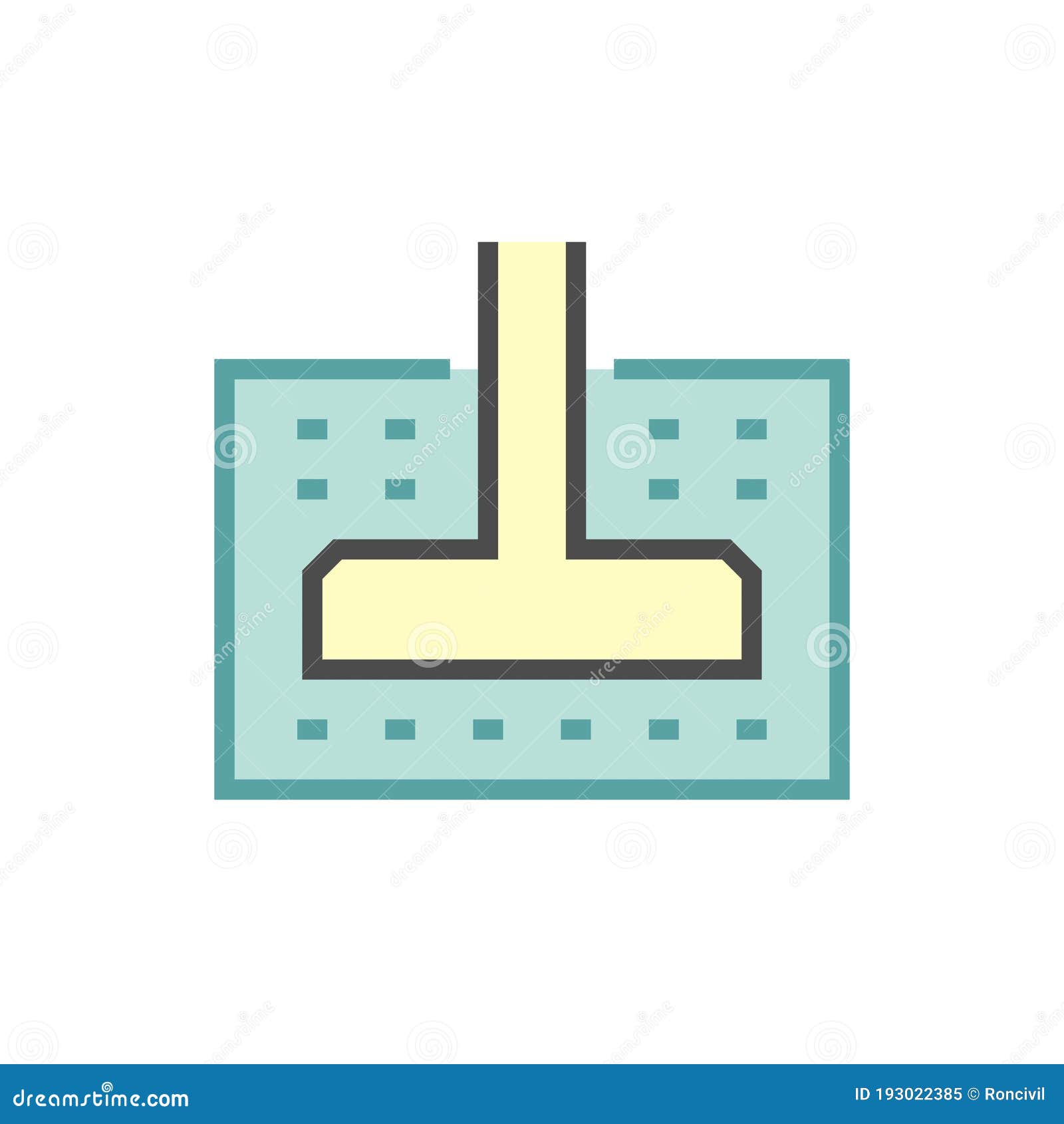 Geotechnical Engineering Icon Cartoon Vector | CartoonDealer.com #159794553