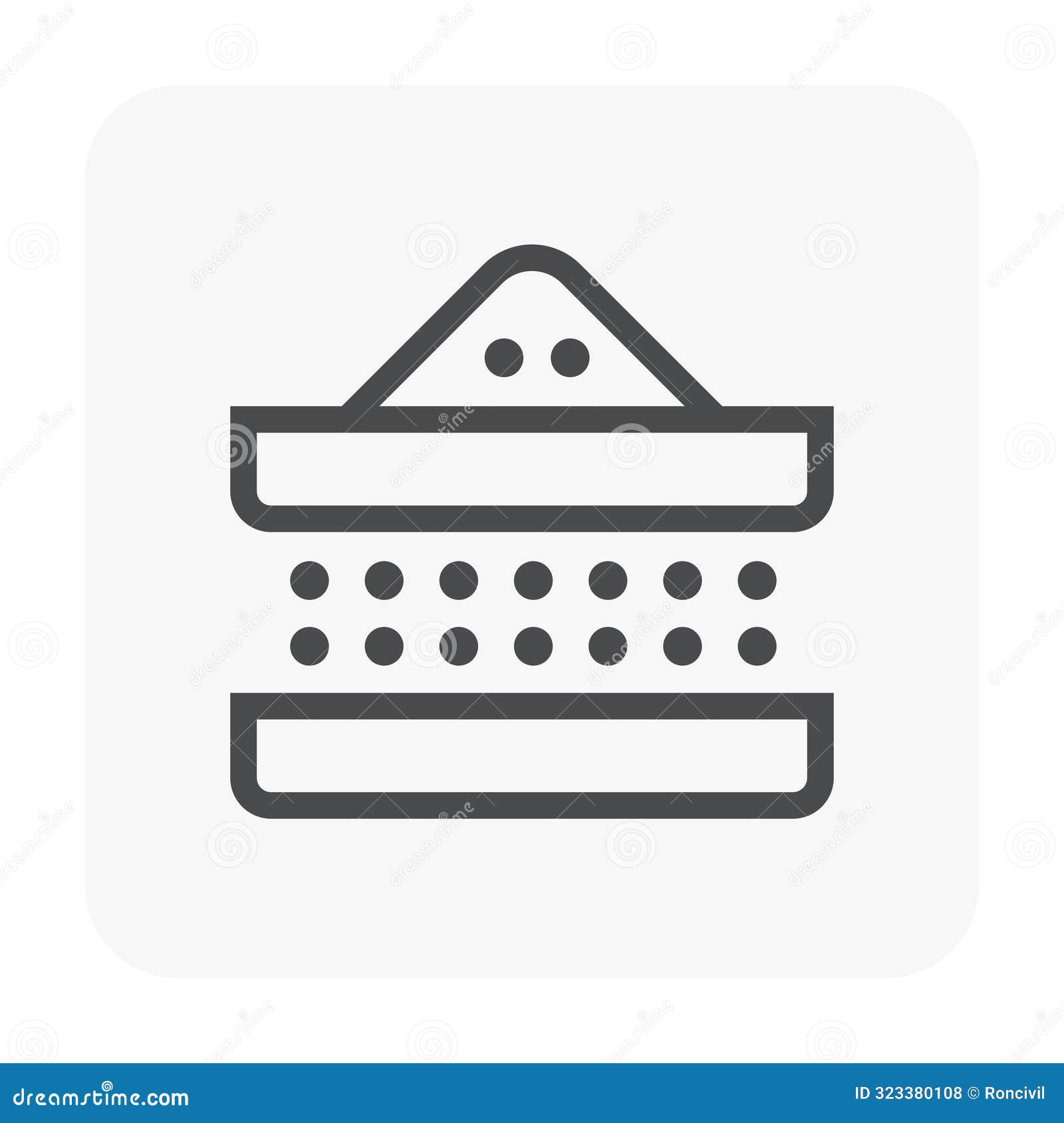 Sieve Analysis, Geotechnical Engineering Vector Icon | CartoonDealer ...