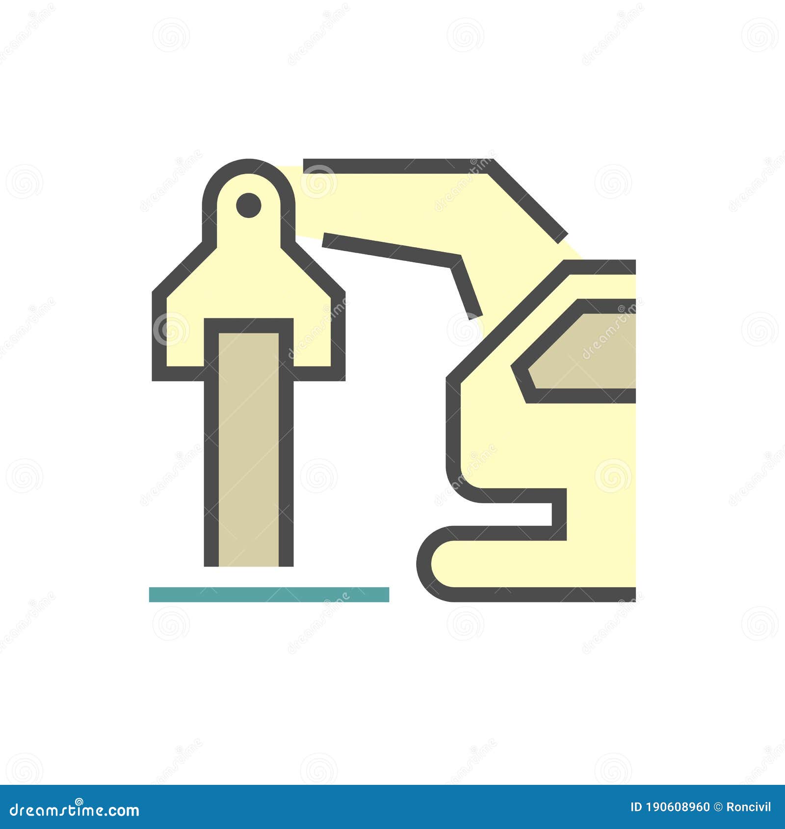 Geotechnical Engineering Icon Stock Vector - Illustration of ...